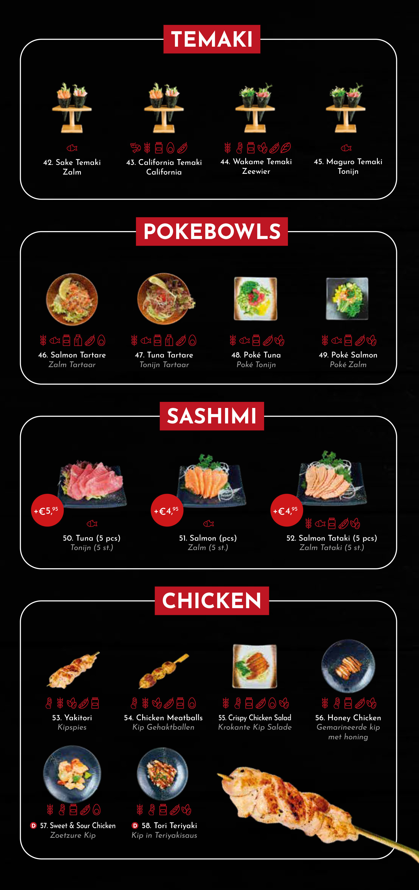 Onze Menu - Genkai - House of Grill & Sushi Hasselt