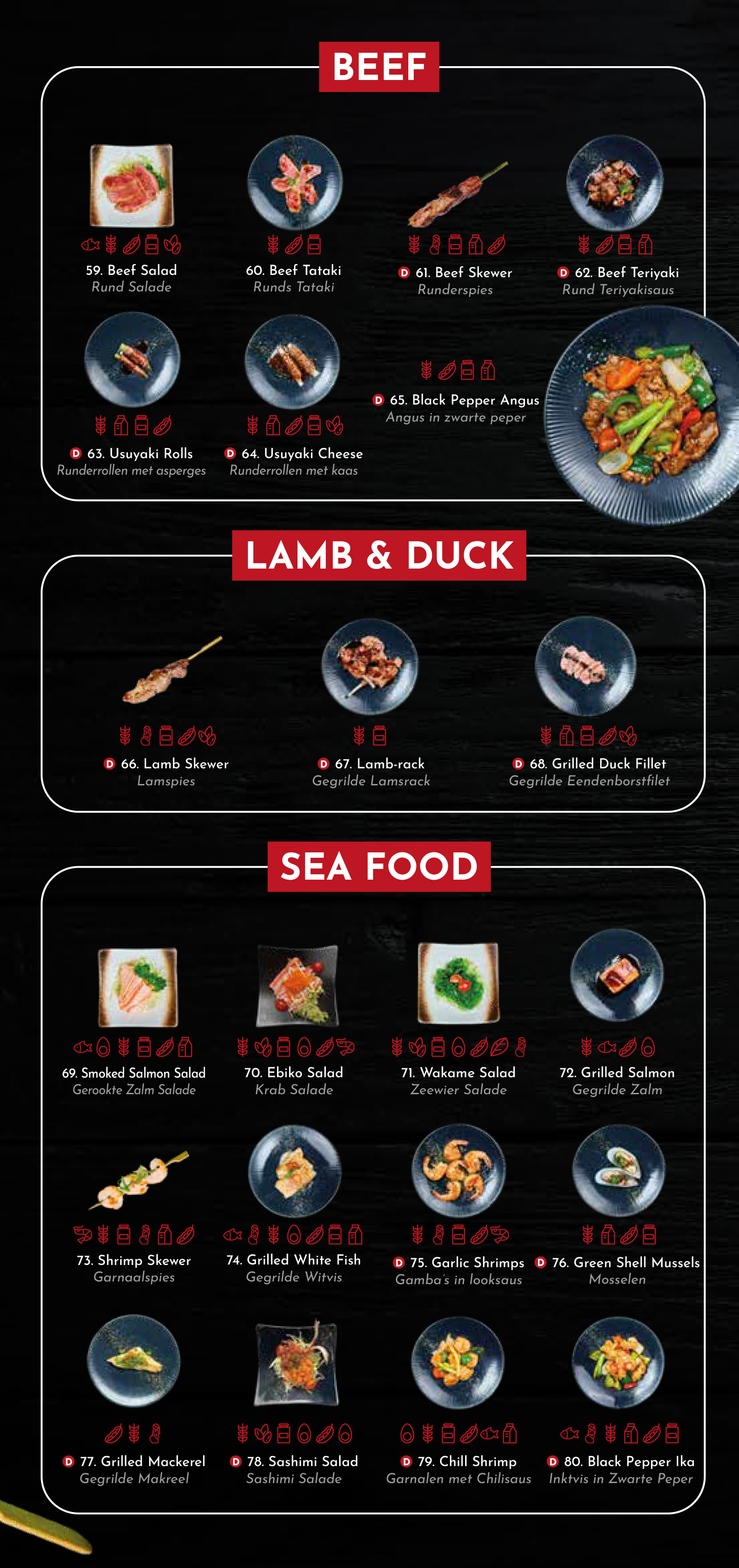 Onze Menu - Genkai - House of Grill & Sushi Hasselt